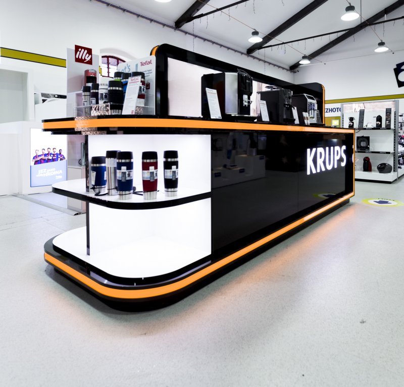 Shop in Shop KRUPS kávovary | SÁRA, s. r. o.